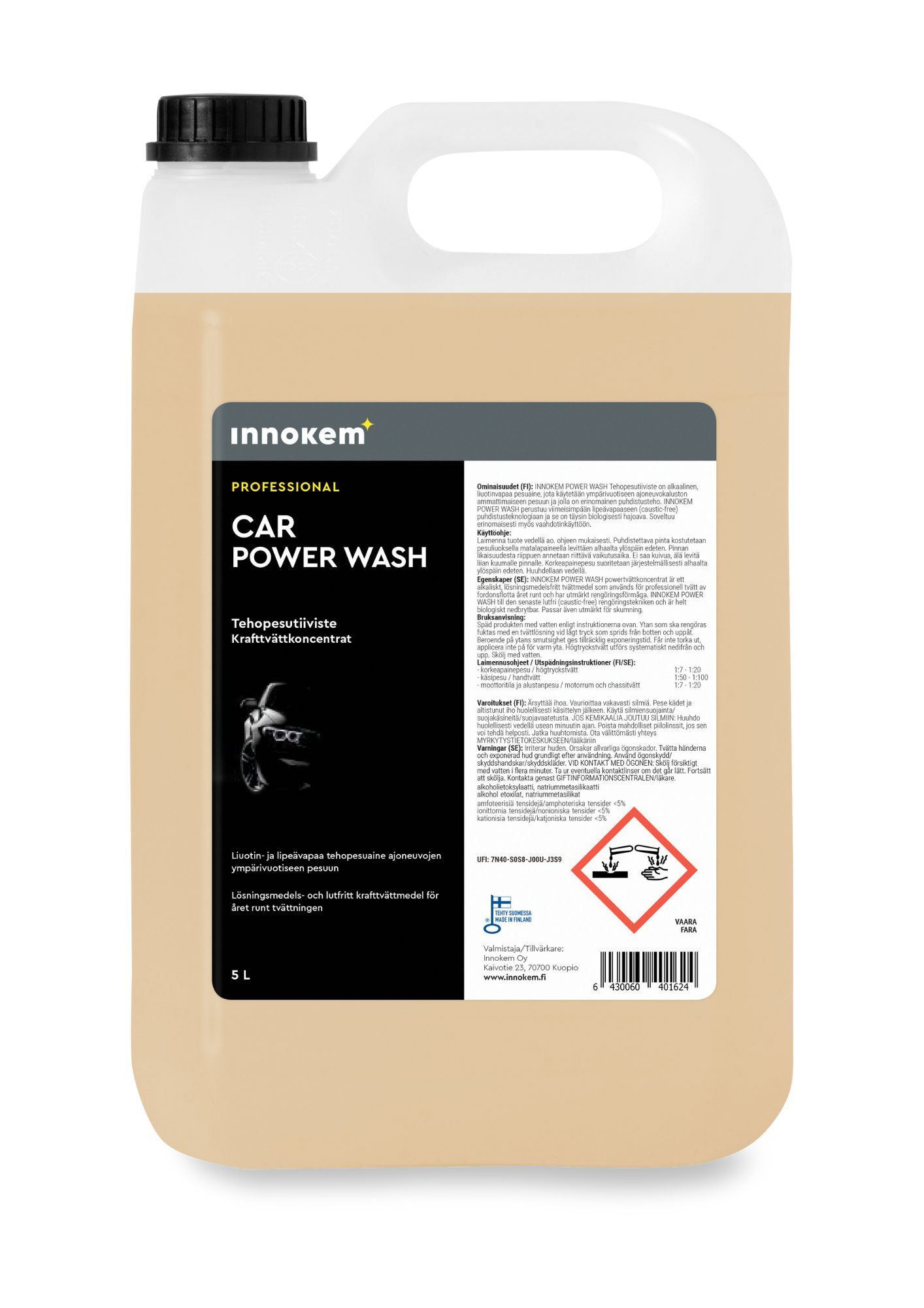 Etusivu - Innokem Oy - Kotimaista puhtautta ammattilaisille ja kuluttajille