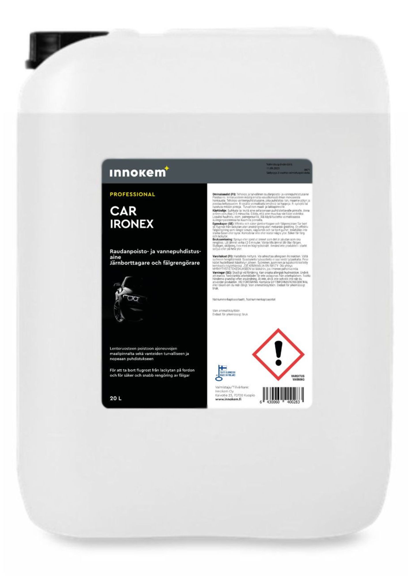 Innokem Oy | INNOKEM IRONEX Raudanpoistoaine